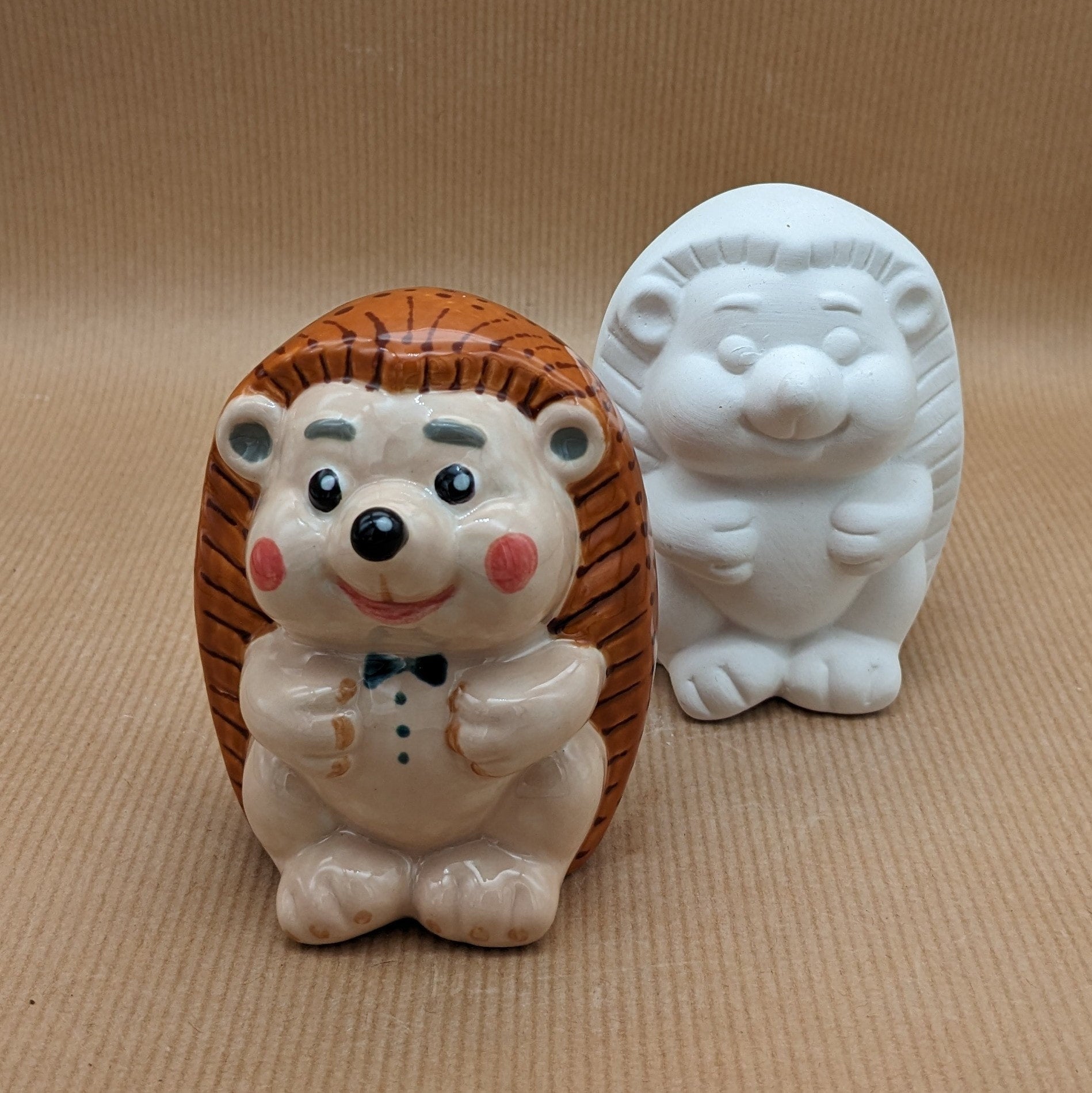 Cute hedgehog | Blue Owl Pottery Painting Studio