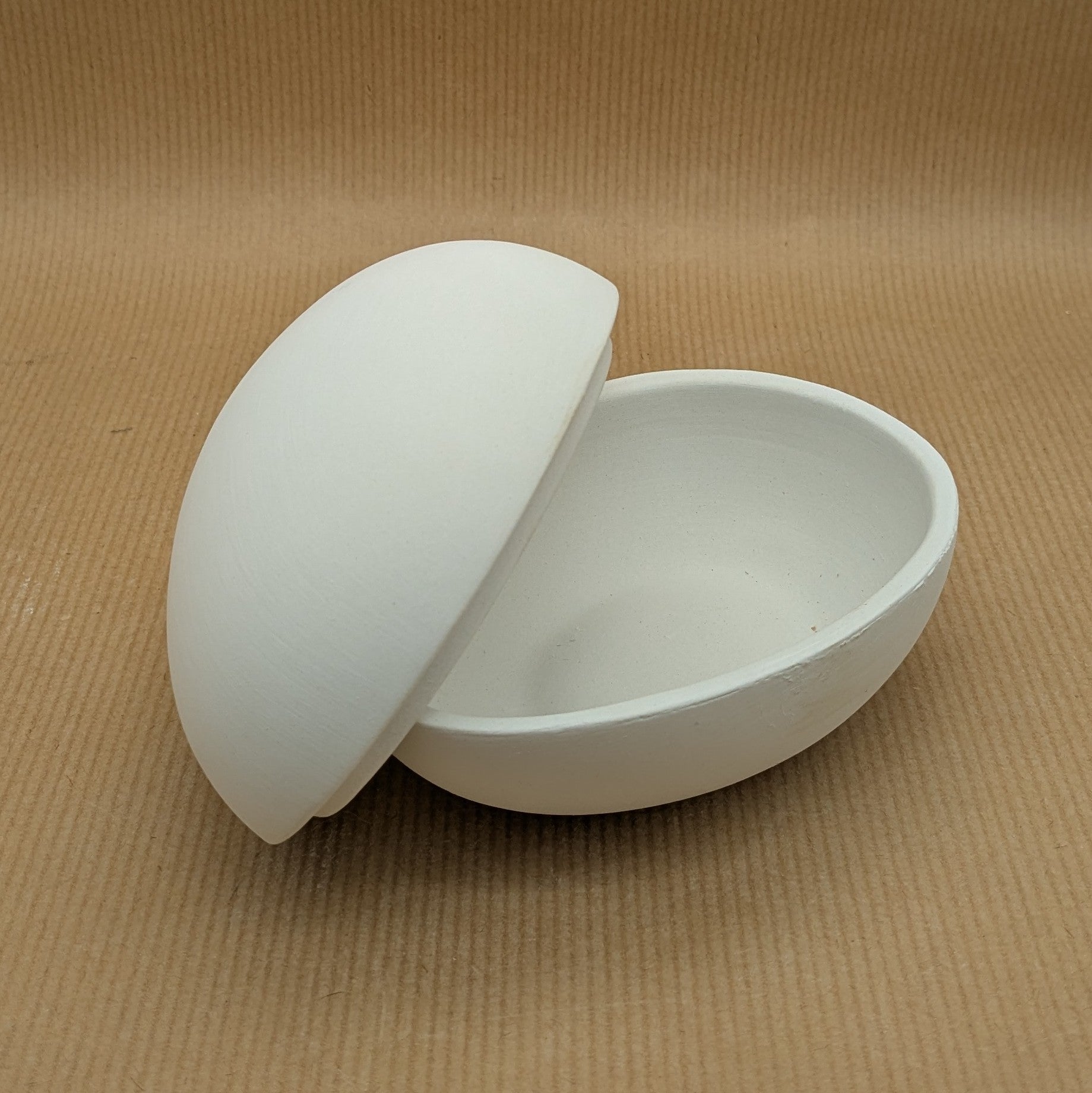 Medium egg-shaped pot | Blue Owl Pottery Painting Studio