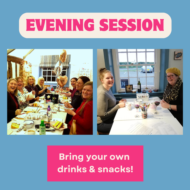 Evening Sessions | Blue Owl Pottery Painting Studio